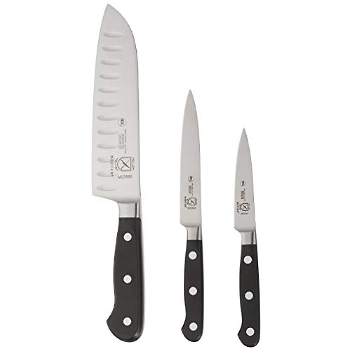 Mercer Culinary 4-Piece Forged Renaissance Starter Set,Black