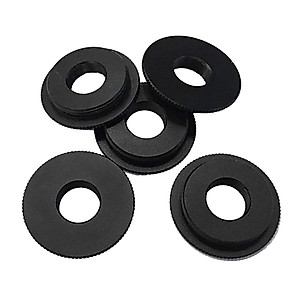 JKPOWER Black Metal M12 to C/CS Mount Board Lens Converter Adapter Ring for AHD Sony CCD TVI CVI Box Camera Support Accessories M12 to CS Mount Lens Converter Ring Black