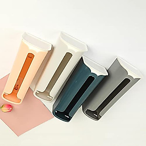 MYCENSE Storage Rack Grocery Bag Holder Decor Stackable Shoe Cover Waterproof Dispenser Wall Mounted for Cabinet Kitchen Bathroom Hotel, Grey