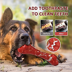 Dog Toys for Aggressive Chewers Large Dogs Indestructible Dog Chew Toys Tough Nylon Dog Bones to Keep Them Busy