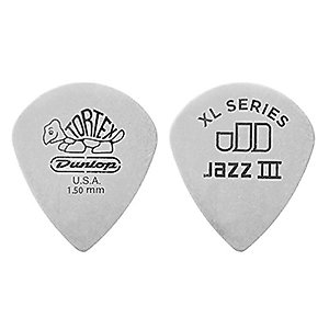 Dunlop Tortex Jazz III XL White 1.50mm Player's Pack (12)