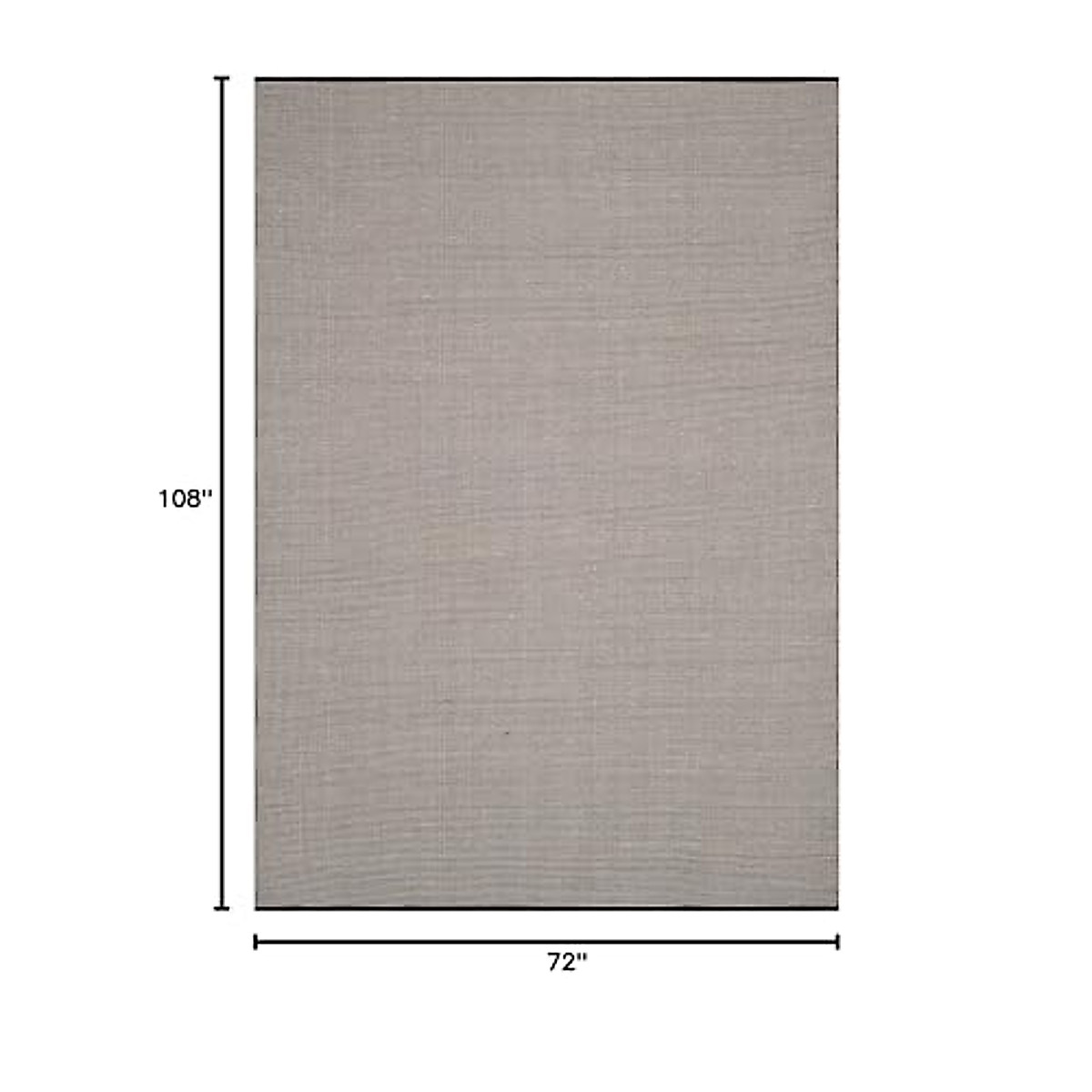 SAFAVIEH Montauk Collection Area Rug - 6' x 9', Ivory & Black, Handmade Flat Weave Cotton, Ideal for High Traffic Areas in Living Room, Bedroom (MTK345D)