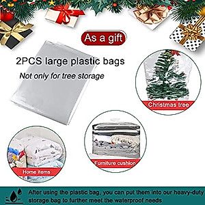 NettyPro Patio Cushion Storage Bags Water-Resistant Extra Large Bag for Outdoor Furniture Christmas Tree Storage Bag 9 Ft, 65 x 20 x 28 Inch, Black