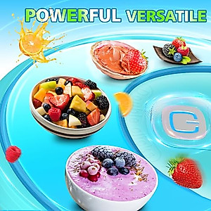 Portable Blender, Portable Blender for Shakes and Smoothies, Personal Size Blender with USB Rechargeable, BPA Free Mini Blender for Kitchen/Travel/Gym