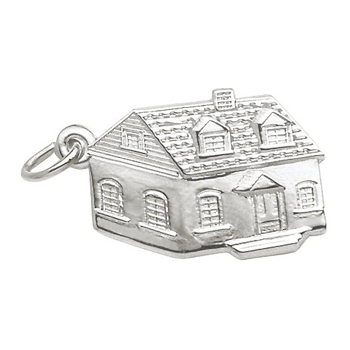 House Charm In Sterling Silver, Charms for Bracelets and Necklaces