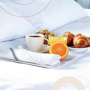 Zeppoli Classic Kitchen Towels - 15 Pack - 14" x 25" - 100% Natural Cotton Kitchen Dish Towels - Reusable Cleaning Cloths - Blue Tea Towels - Super Absorbent - Machine Washable Hand Towels