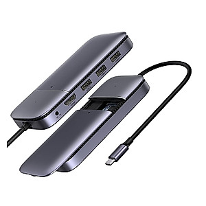 SHYPT USB C HUB USB Type C 3.1 to M.2 B-Key HDMI 4K 60Hz USB 3.1 10Gbps USB C HDMI HUB Splitter