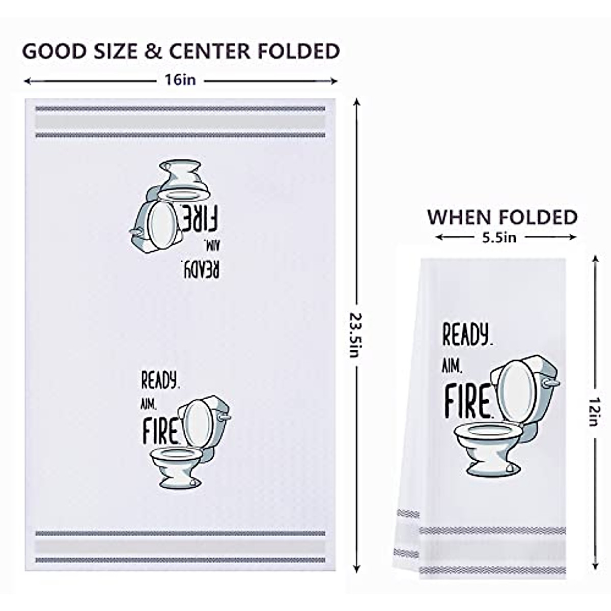 LXOMILL Funny Hand Towels, Funny Bathroom Towel Decor, Decorative Hand Towels for Bathroom, House Warming Gifts for Women