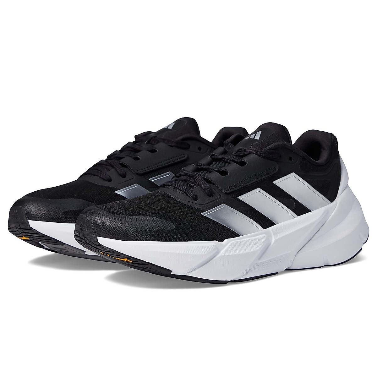 adidas Women's Adistar 2.0 Sneaker, Black/Silver Metallic/Black, 8