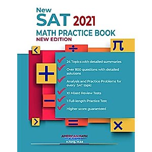 New SAT 2021 Math Practice Book