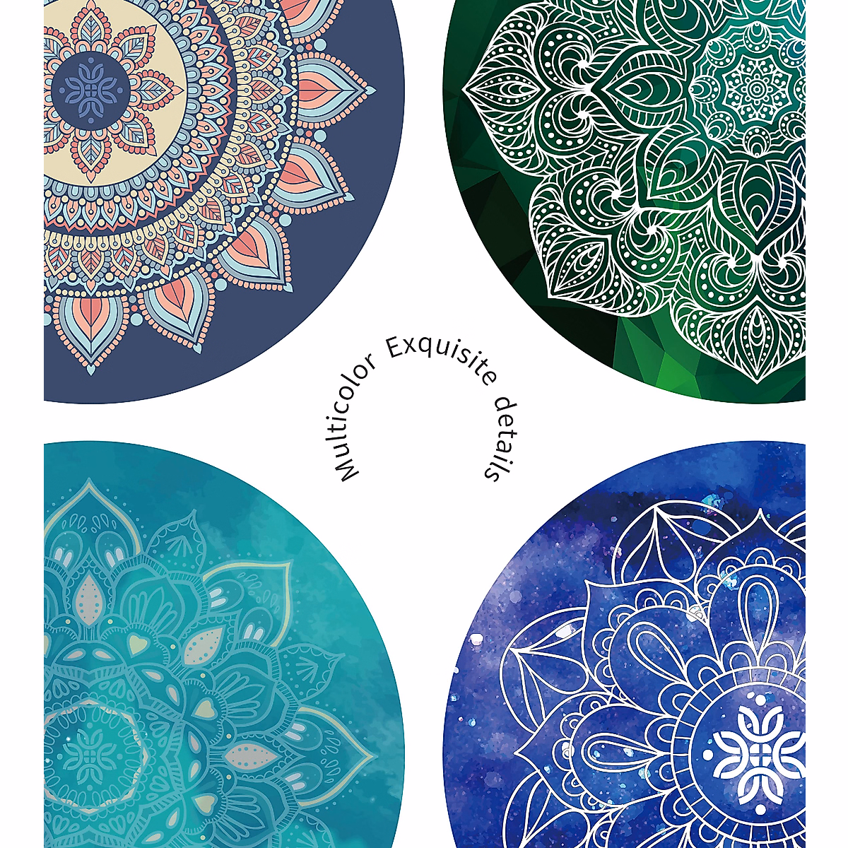 nuveti Large Meditation Mat Non Slip Round Yoga Mat Natural Rubber with Sueded Surface Exercise Mat Perfect for Meditating, Stretching, Yoga（140CM X 3.5MM Thick)