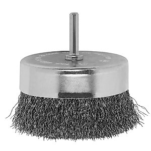 Bosch 2609256520 6 x 80 mm Wire Cup Brush Crimped Wire Shank