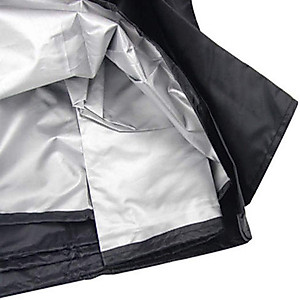 J&C Patio Furniture Sectional Couch Covers,Premium Outdoor Waterproof V Shape Garden Sofa Cover Weather Protection Patio Sofa Cover, Outdoor Sectional Furniture Cover (84x84in)