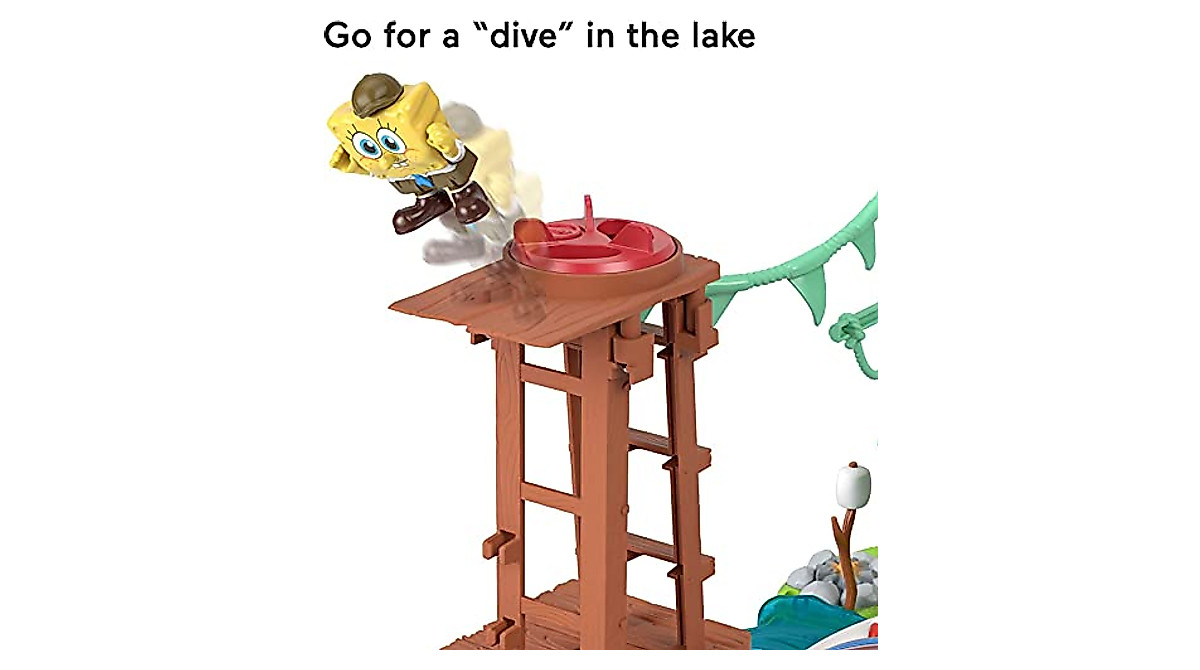Imaginext SpongeBob Camp Coral Playset for Kids Ages 3+