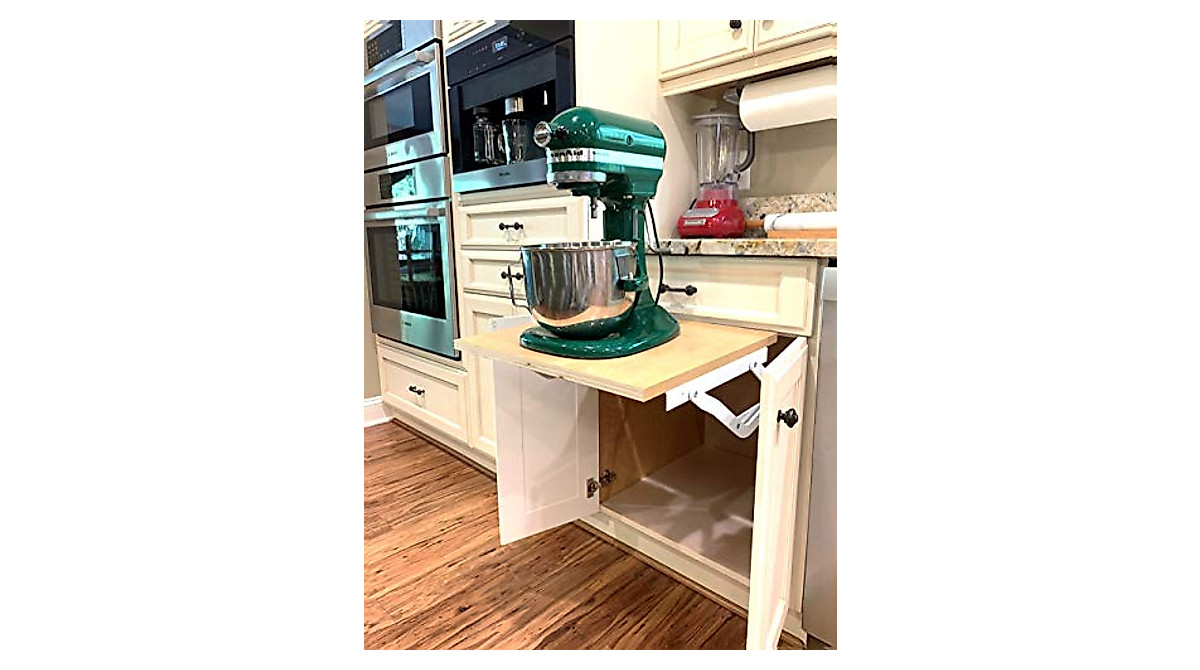Wood Technology Kitchen Appliance Lift for Easy Storage