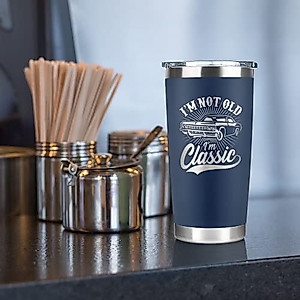 Gifts for Men - Cool Men Gifts - Funny Gifts for Men, Him, Husband, Grandpa, Dad, Father - 40th, 50th, 70th, 80th Birthday Gifts for Men - Gag Men Birthday Gift Ideas - 20 Oz Unique Tumbler