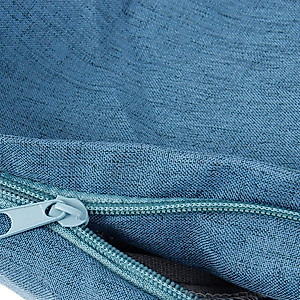 Bean Bag Chair Sofa Cover(No Filler), Lazy Lounger High Back Large Bean Bag Storage Chair Cover Sack for Adults and Kids Without Filling (Blue, XL)