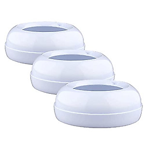 ROMIRUS Bottle Screw Rings Replacement for Avent Natural Baby Feeding Bottle, 3 Count