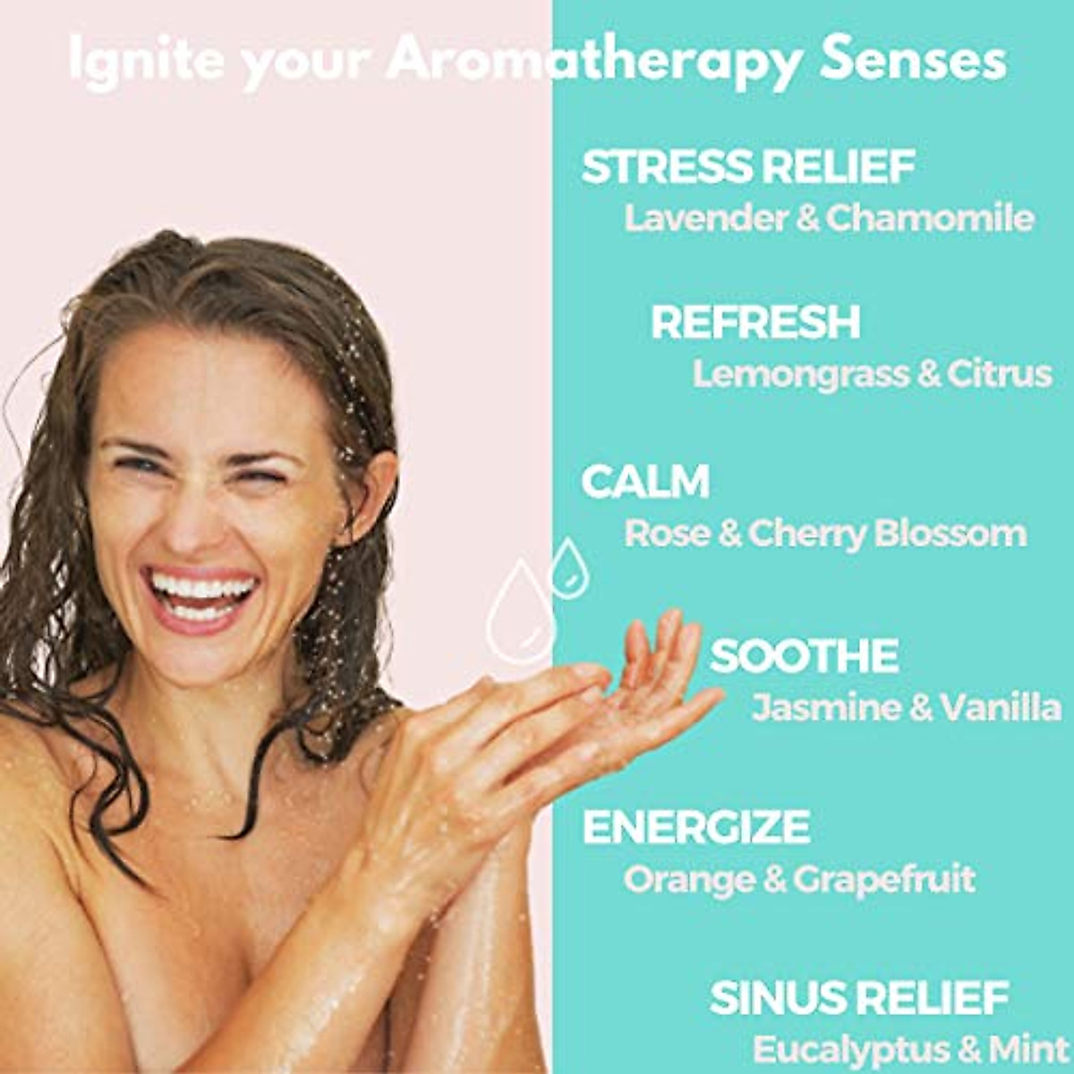 Shower Steamers Aromatherapy (6-Pack) - Eucalyptus for Shower, Lavender, & More Scents | Luxury Shower Bombs | Shower Tablets | Self-Care & Relaxation for Mom or Wife