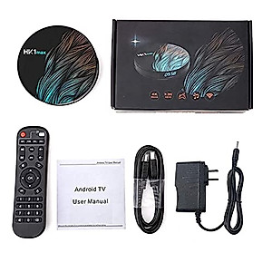 Sofobod HK1MAX Smart TV Box, 4GB RAM 64GB ROM Android 10.0 HD 4K 2.4G/5G Dual WiFi H.265 Decoding Set top Box:HK1MAX 4D