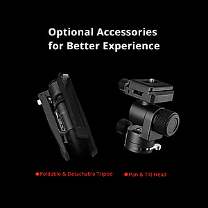 MOZA Slypod Pro Monopod Motorized Motion Camera Slider Accurate Position & Speed Control Extend Out 520mm Maximum Speed 40mm/s with Pan and Tilt Head & Tripod