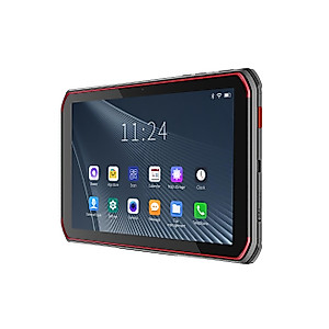 Vanquisher 8-inch Warehouse Tablet, Android 13 Rugged Tablet with Integrated Honeywell N6703 1D & 2D Bar Code Scanner Engine, WiFi & 4G LTE, for Enterprise Inventory & Logistics Tracking