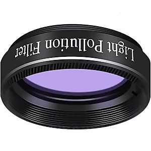 SOLOMARK 1.25" Light Pollution Filter for Telescopes, Optical Glass Reduction for Night Sky/Star
