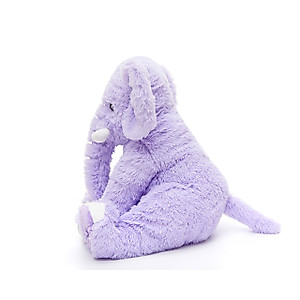 Toys Studio 19.6 Inch Stuffed Elephant Animal Soft Giant Elephant Plush Gift for Girls, Boys (Purple)…