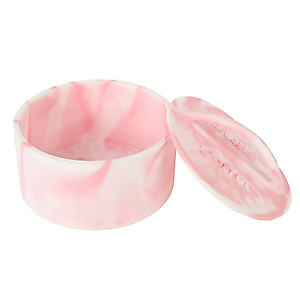 Coffee Filter Holder Storage, Container Coffee Filter Dispenser with Lid Coffee Filter Basket Coffee Bar Accessories Organizer for Home(Pink)