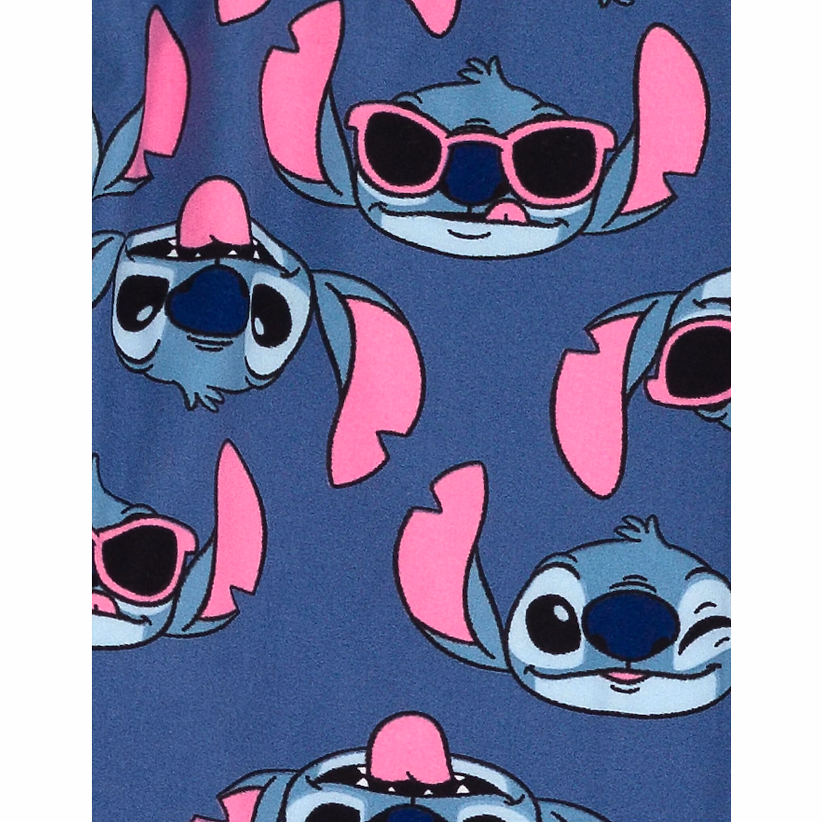 Disney Lilo & Stitch Little Girls Pullover FleeceHoodie and Leggings Outfit Set Blue 7-8