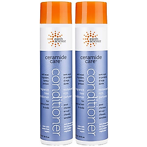 Earth Science - CERAMIDE CARE: Fragrance Free Conditioner for Sensitive Hair and Scalp, 2 Pack (10 oz.)