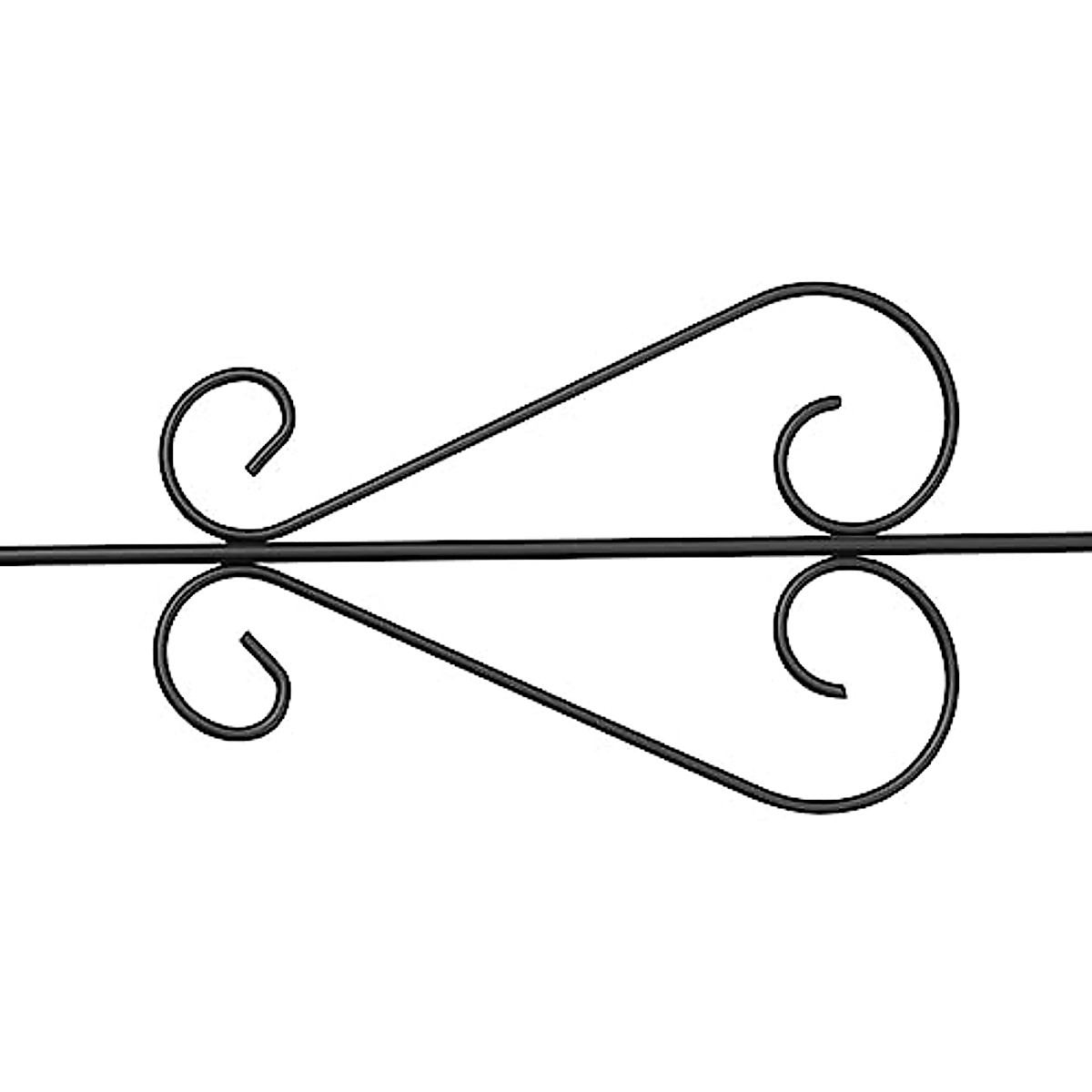 2 Pack Garden Trellis, for Climbing Plants 60" x 18" Black Steel Potted Support Vines Metal Wire Plant Trellis for Climbing Vegetables Flower Patio Roses Cucumbers