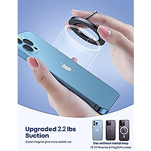 Lamicall Car Phone Mount & Mag Safe Phone Ring Holder -Bundle