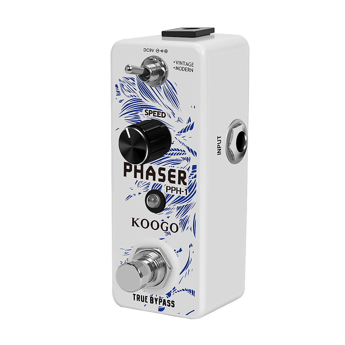 Koogo Guitar Analog Phaser Pedal Vintage/Modern Modes Mini Size