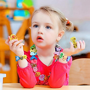 Tacobear Wooden Lacing Beads for Toddlers Montessori Threading String Toys, Dino Safari Farm Sea Animal Preschool Educational Learning Toys Christmas Birthday Gift for Kids 3 4 5 6 Year Old Boys Girls