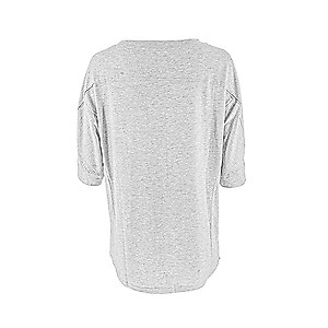 Fanway&EC Women's Short Sleeve T Shirts Crewneck Oversized Tee Casual Summer Tops Loose Fitted (White,Medium,Medium,US,Alpha,Adult,Female,Regular,Regular)