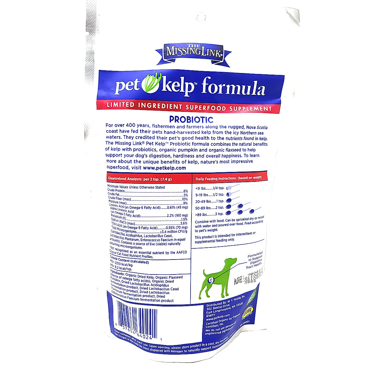 (3 Pack) Pet Kelp Probiotic Formula, 8 Ounces each