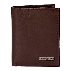 Swiss Gear Men's Wallet, Bi-fold, RFID Protection - BROWN (044-10-0304), Medium