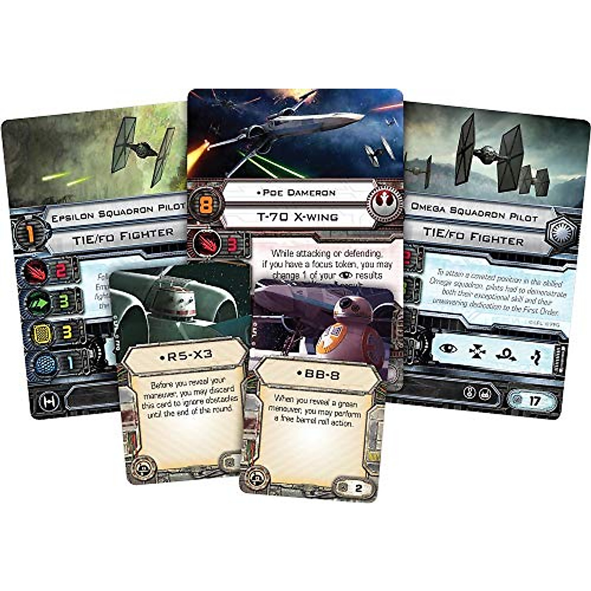 Atomic Mass Games Star Wars X-Wing 1st Edition Miniatures Game The Force Awakens CORE SET | Strategy Game for Adults and Teens | Ages 14+ | 2 Players | Average Playtime 45 Minutes | Made by Atomic Mass Games