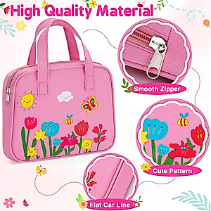 Officygnet Play Purse Toy for Girls 1 2 3 Years Old, Toddler Purse Girl Toys with Pretend Makeup Kit, Princess Pretend Play Toys for Little Girls, Birthday for Toddler Girls Age 2-3