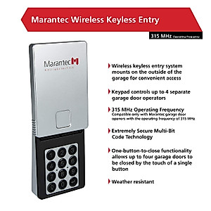 Marantec Wireless Keyless Entry System for Garage