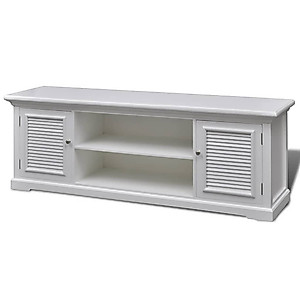 SLGSDMJ Entertainment Center Stand Unit, Living Room Locker Table, Modern tv Cabinet, Media Console Table, Living Room Bedroom tv Console, Home Entertainment Center, tv Cabinet White Wood