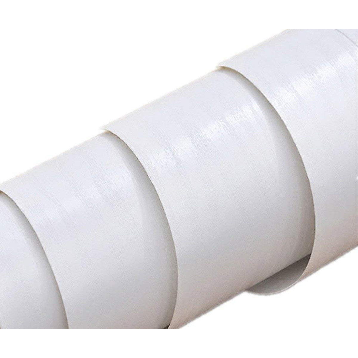 Teemall 3D White Wood Grain Sticker Decorative for Countertops Cabinets Shelf Liners Doors Self-Adhesive Film Waterproof Removable Wallpaper 15.8inch by 79inch