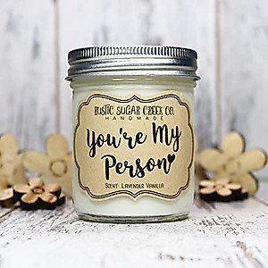 You're My Person Candle, Christmas Gift, Friendship Gifts, Birthday Gifts, Missing You Gifts For Women, Girlfriend Gifts, Grey's Anatomy, You're My Person Gifts, Best Friend Gifts, Besties, Bff