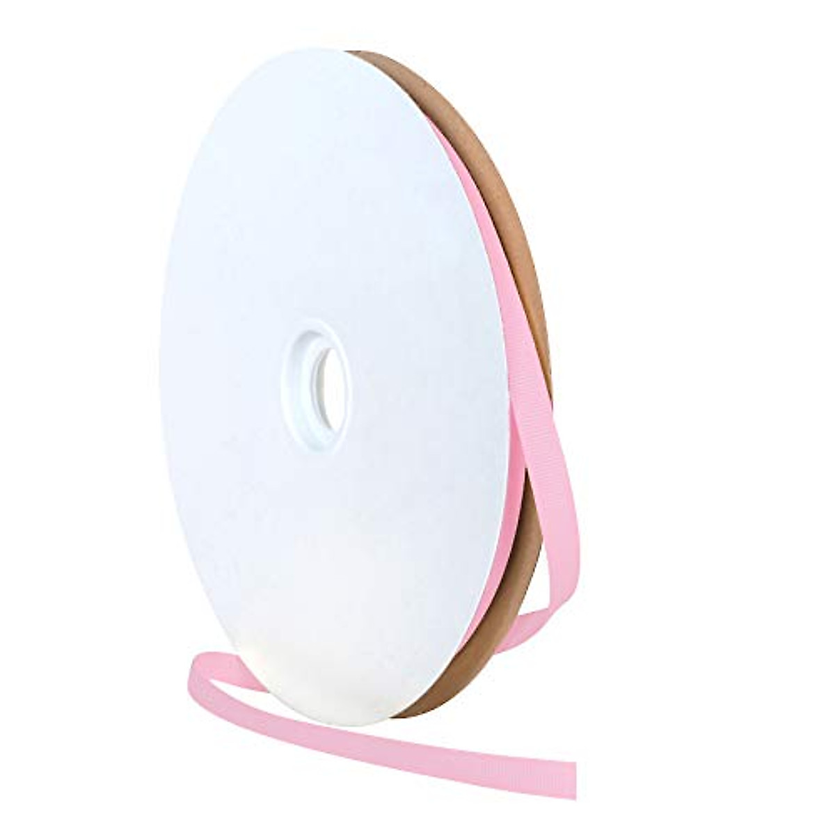 Berwick Offray 3/8" Grosgrain Ribbon, Pearl Pink, 100 Yards