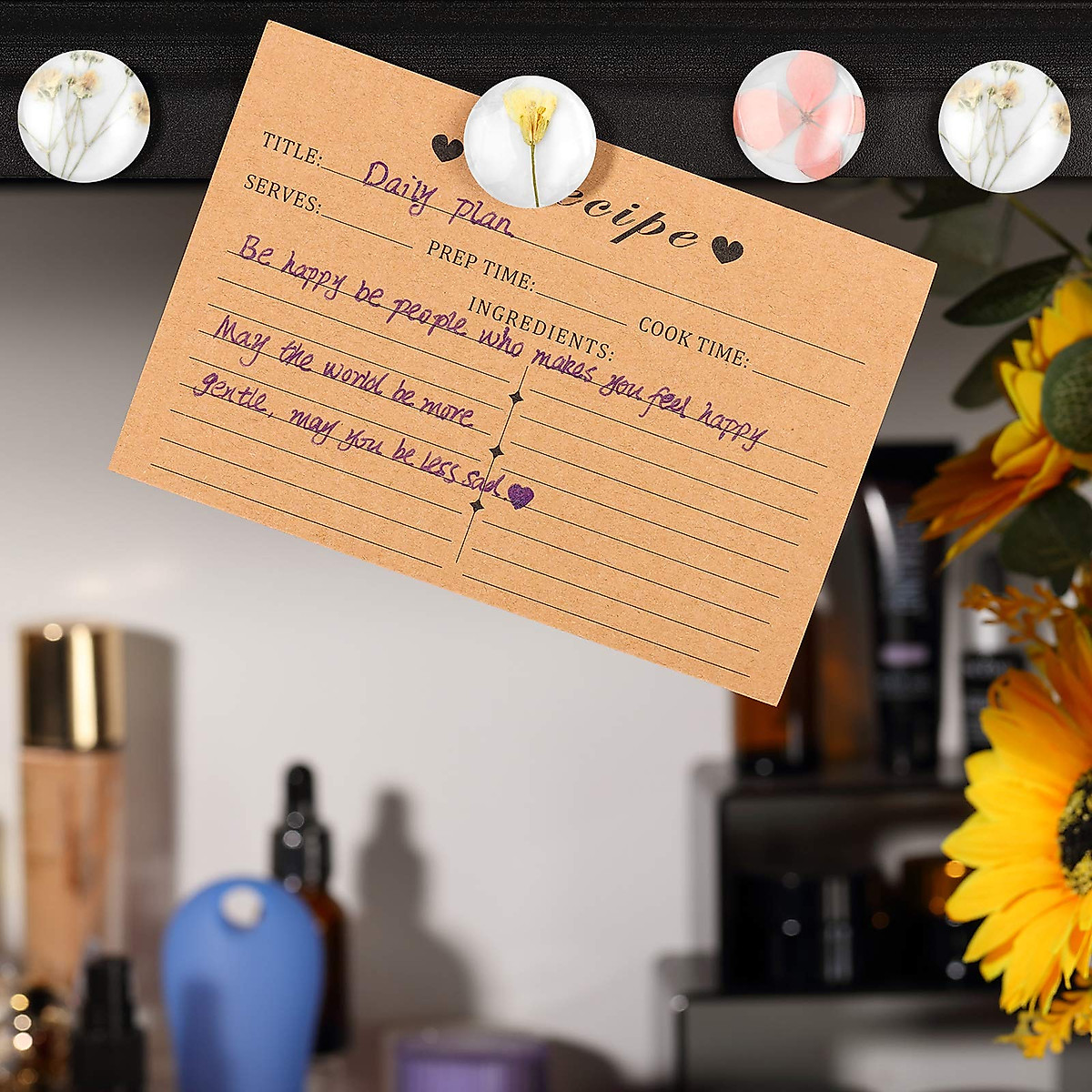 72 Pieces Craft Magnets Glass Ceramic Ferrite Magnet with Adhesive Backing and Transparent Clear Glass Cabochons for DIY Craft Fridge Refrigerator Magnets Pendants(Round,1 Inch)