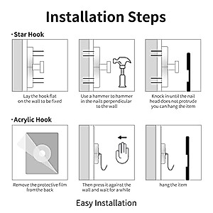 Rohioue Wall Clock, Modern 10 Inch Battery Operated Wall Clocks, Silent Non Ticking Small Analog Clock, for Bedroom, Kitchen, Bathroom, Office, Home, Living Room (Black)