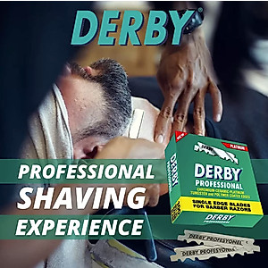 Derby, The Shave Factory Razor Blades Black, Silver (One Piece)