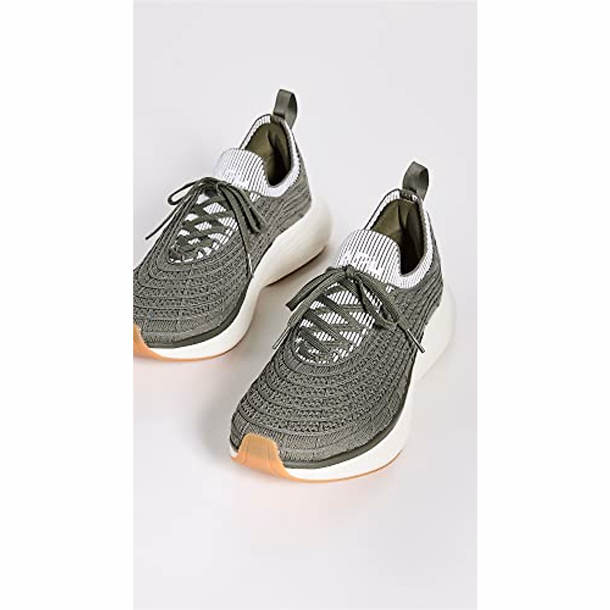 APL: Athletic Propulsion Labs Men's Men's Techloom Zipline Fatigue Sneakers, Fatigue/Ivory, Green, 11 Medium US