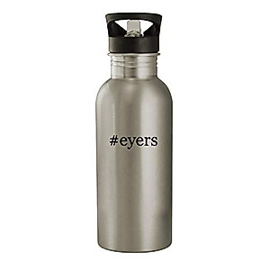Knick Knack Gifts #eyers - 20oz Stainless Steel Water Bottle, Silver